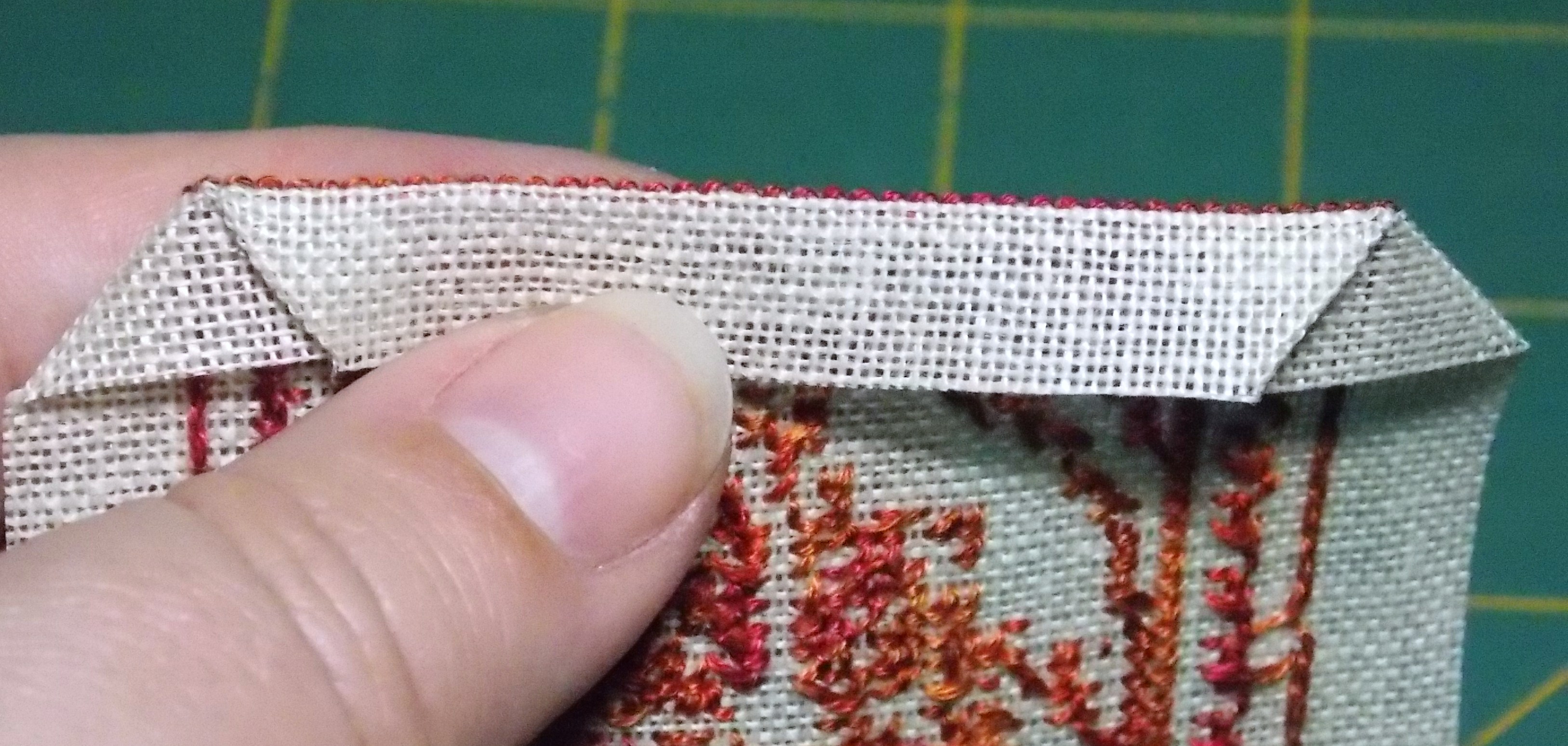 Scissor Fob Tutorial #3 (with whip-stitch edging) – Feather Stitching